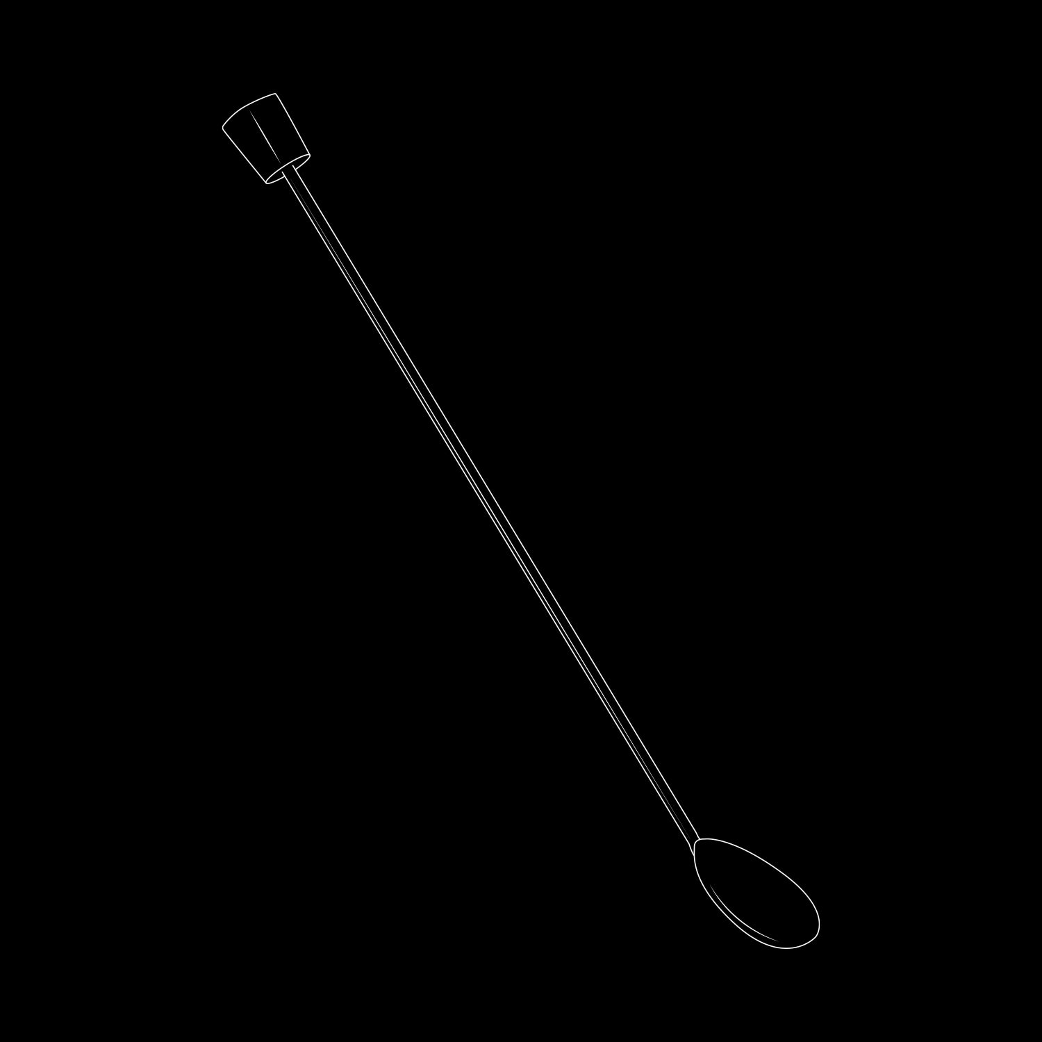 Bar Spoon with Weighted End – Navy Strength Ice